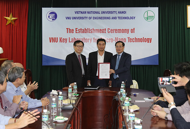 The Opening Ceremony of VNU Key Laboratory for Micro-Nano Technology ...