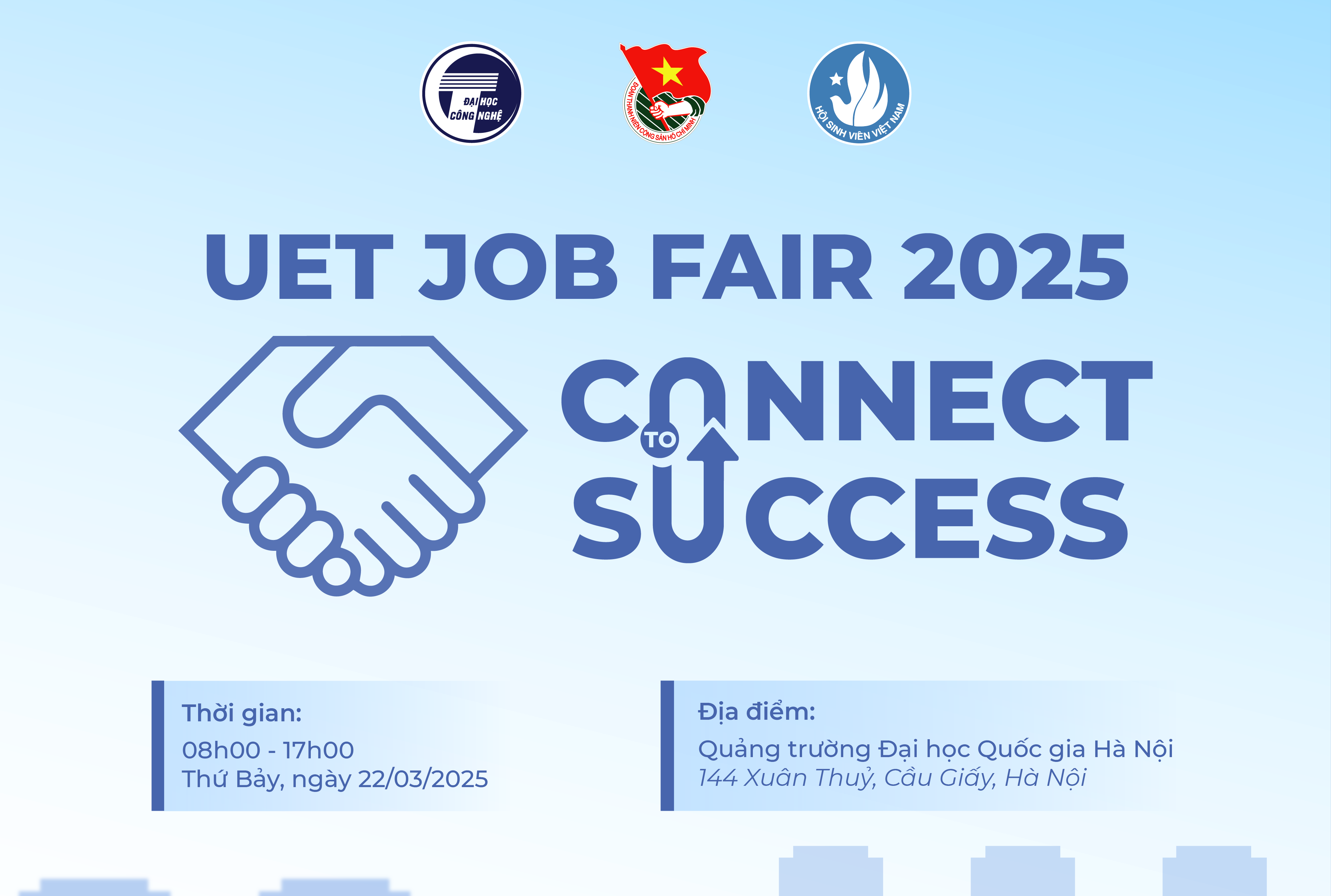 UET JOB FAIR 2025 - CONNECT TO SUCCESS: NGÀY HỘI VIỆC LÀM TRƯỜNG ĐẠI ...